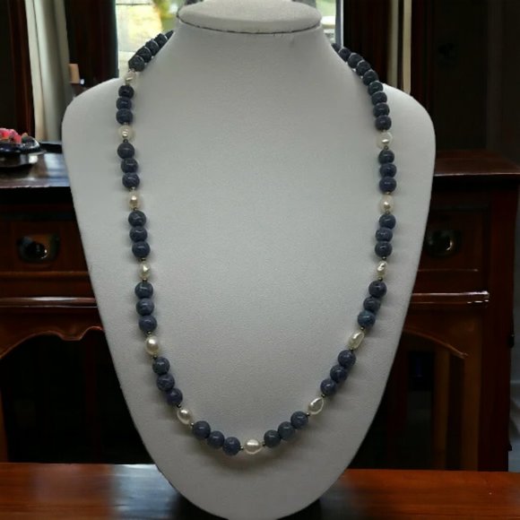 Lee Sands | Jewelry | Lee Sands Blue Sponge Coralcultured Freshwater ...